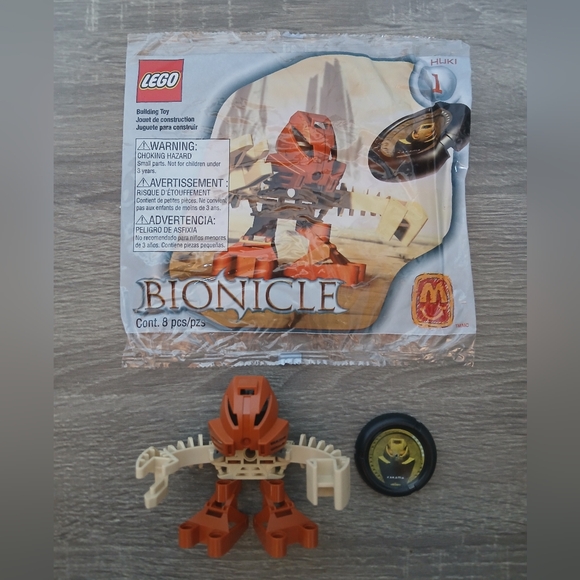 Lego | Toys | Lego Bionicle 388 Tohunga Huki Mcdonalds Happy Meal Toy ...